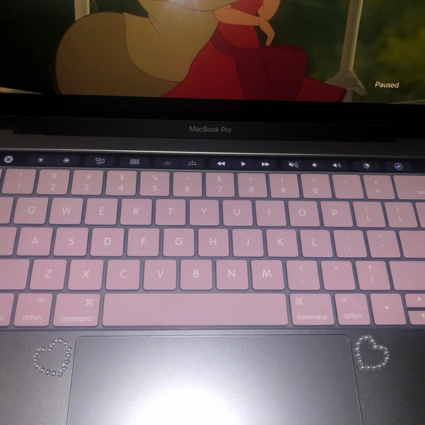 Pink Silicone Keyboard Cover, Tech Accessory, MacBook Pro Keyboard ...