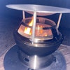 28" Fire Pit Heat Deflector / Reflector and Cover for Better Warmth ...