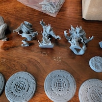 9 Dwarf Villager Miniature Pack - EC3D | Dnd | Child | Villager ...