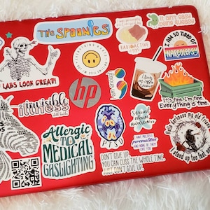 Spoonie Skeleton Sticker Spoonie Humor Spooky Season Chronically Ill ...