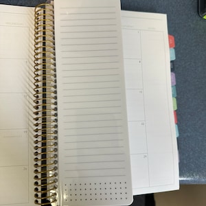 PAGEMARKER for Planner Bookmark Clip-in Page Marker Laminated Wet Erase ...