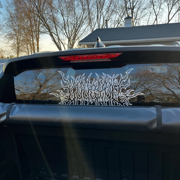 Ghost Band Logo Decal Sticker Ghost BC Nameless Ghoul - Etsy