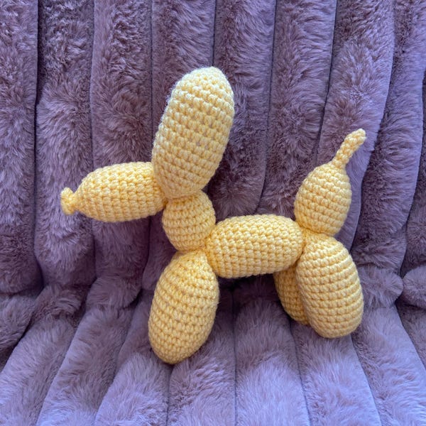 Balloon Animal Dog Crochet PATTERN ONLY Instant DOWNLOAD Puppy ...