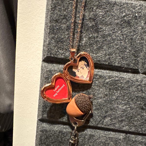 Dungeon Meshi Heart Locket Necklace - Etsy