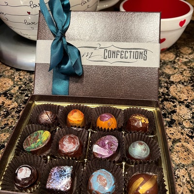 Classic Truffle Collection Hand Painted Truffles Chocolate - Etsy