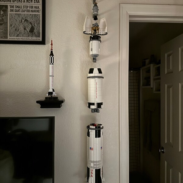 Wall Mounting Kit for Displaying Apollo Saturn V Rocket - Etsy
