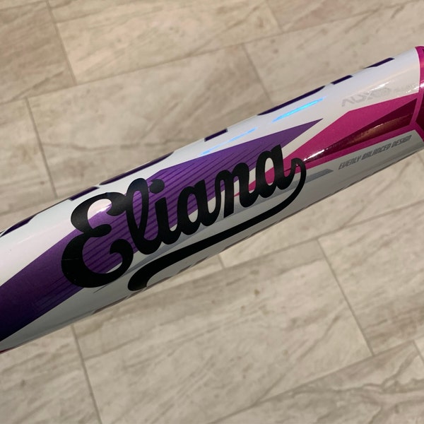 Custom Baseball Bat Decal, Name Decal, Baseball Decal, Baseball Bat ...