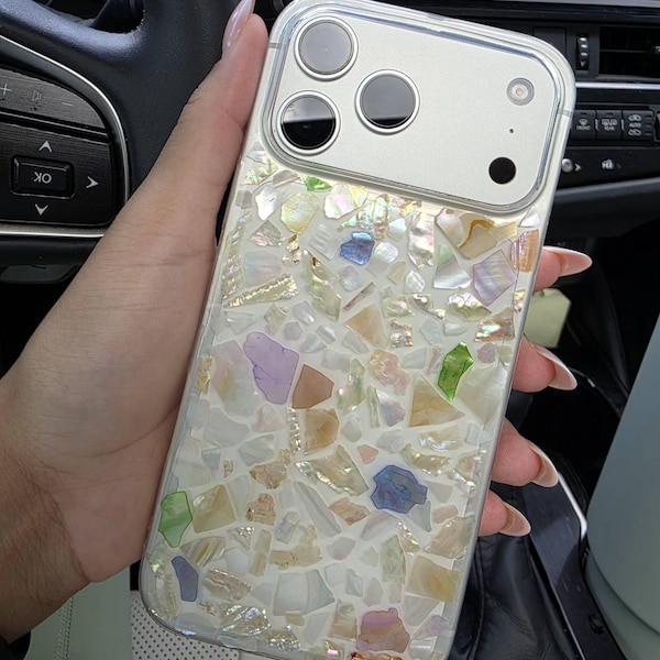Shell Pieces Resin iPhone Case - Handmade - Etsy