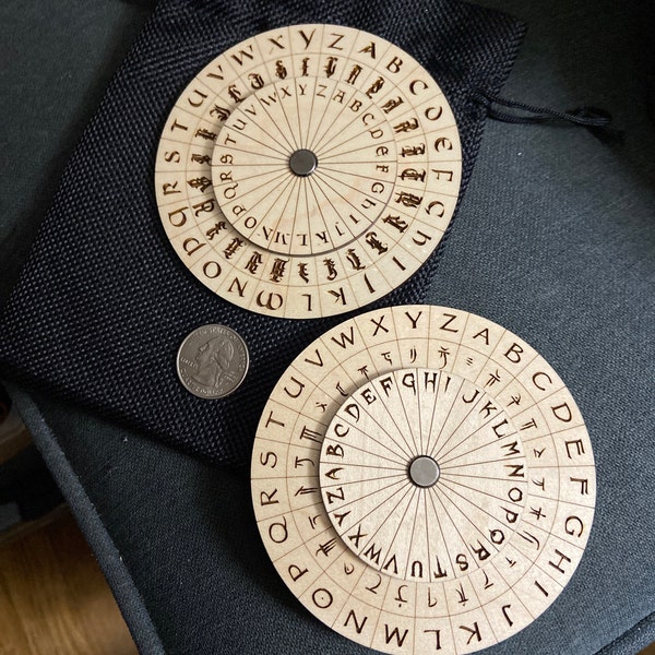 Theban Shift Cipher Wheel - Etsy
