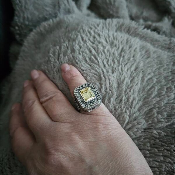 Hagia Sophia Design Silver Man Ring, Conquest of Istanbul Design ...