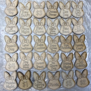 Redeemable Easter Token SVG, Kids Easter Laser Files, Easter Coin SVG ...