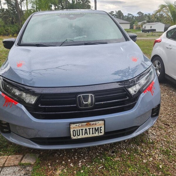 Blood Flowing Dripping Custom Car Truck Van Window or Bumper Sticker ...