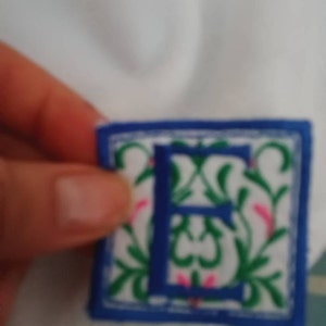 Friendship Initial Patch 2 Any Color Custom Made - Etsy