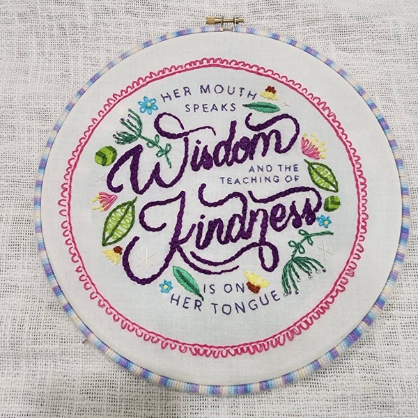 Rooted in Love, Potted Plant Embroidery, Floral Bouquet, Ephesians 3:17 ...