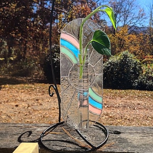 Stained Glass Pattern: triple Vision - Etsy