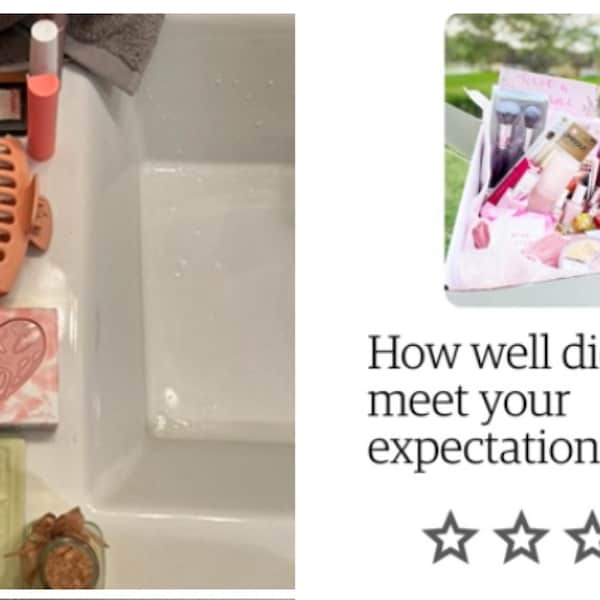 Pink Blossom Mystery Beauty Box, Pink Beauty Box for Teen and Tweens ...