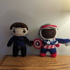 Winter Soldier Bucky Barnes Crochet Pattern Amigurumi Avengers the ...