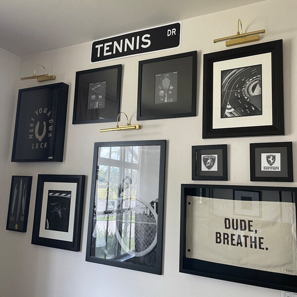 Tennis, Tennis Sign, Tennis Fan, Tennis Gift, Tennis Player, Racket and ...