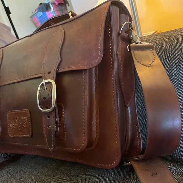 Laptop-messenger Bag Leather Pattern Pack, Includes My Shoulder and ...