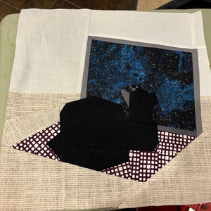 Kitty Eyes Quilt Block Pattern in 3 Sizes Foundation Paper Piece FPP ...