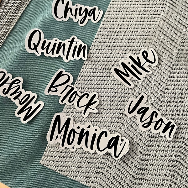 Custom Name Gift Tag Stickers - Etsy