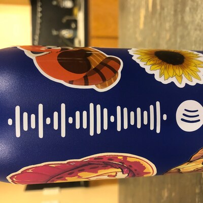 Custom Spotify Song Code Vinyl Decal Song Code Sticker - Etsy