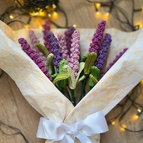 Lavender Crochet Pattern - PDF Tutorial - Etsy