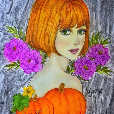 Delicate Printable Adult Coloring Page Instant Digital Download - Etsy