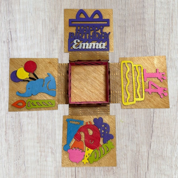 Birthday Explosion Box Svg, Boy Birthday Svg, Girl Birthday SVG ...