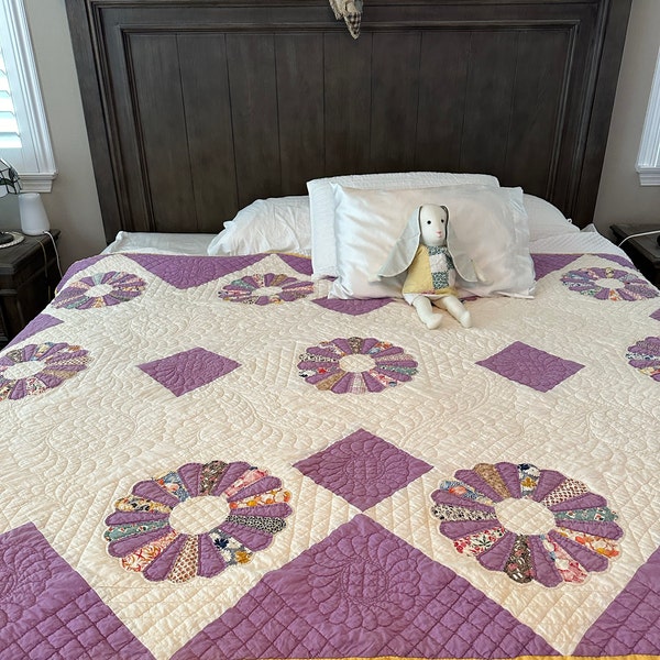 Vintage Quilt 9 Patch on Point - Etsy