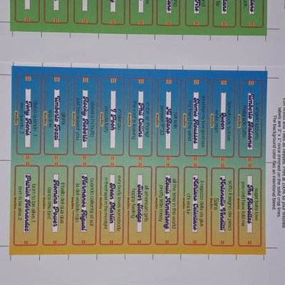 Editable Wurlitzer Jukebox Labels, Retro Album and CD Labels, Customize ...