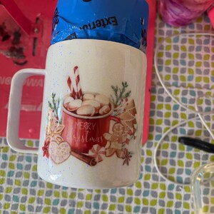 Pink Christmas Hot Cocoa Mug PNG, Christmas Clipart, Christmas Card PNG ...