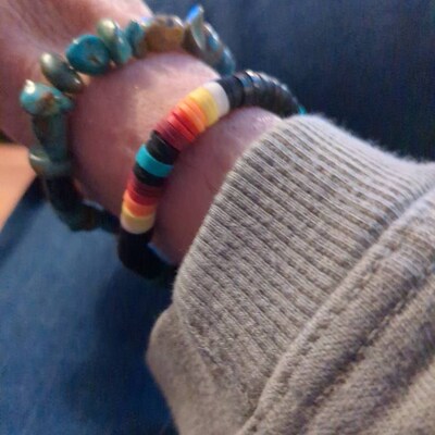 First Nations Heishi Beaded Bracelets, Beaded First Nations Bracelet ...