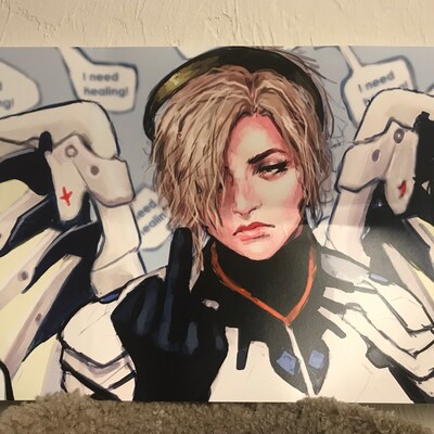 Overwatch Mercy Main I Need Healing Poster - Etsy