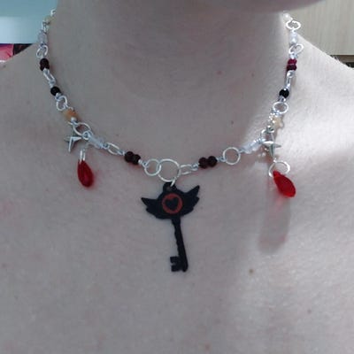 Choker Necklace Earrings Angel Dust Hotel Ragno - Etsy