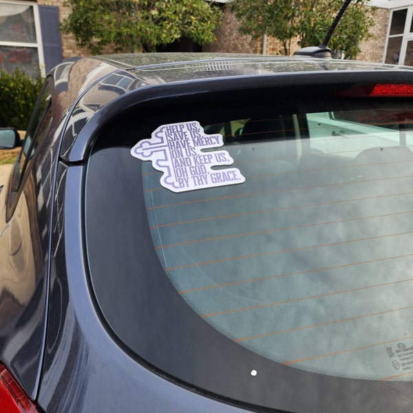 Blue Divine Liturgy Prayer Sticker, Orthodox Sticker, Orthodox ...