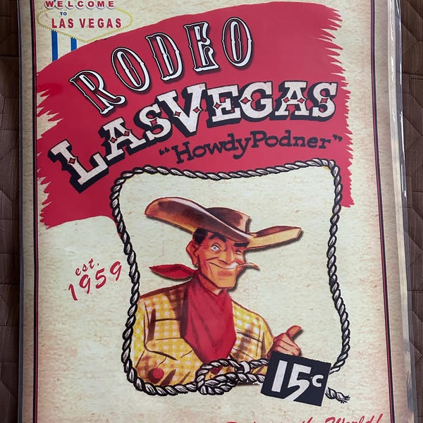 18”x24” Vintage Rodeo Poster Prints ***preorder 2-3 Weeks - Etsy