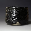 III Ito Tozan 1900-1970 Kuro Raku Tsutsu Chawan for Japanese Tea ...