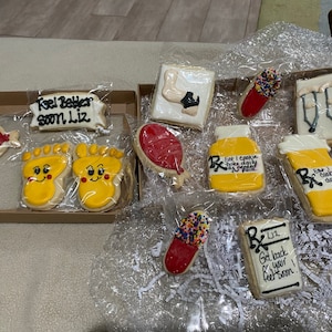 Get Well Sugar Cookies/ Surgery Gift / Knee Surgery Sugar Cookies ...