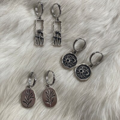 2 Silver Big Pin Charms Antique Silver Plated Safety Pin Pendant ...