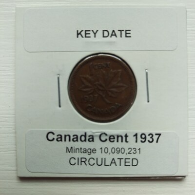 1942 TOMBAC Canada 5 Cent Nickel Circulated Nice Coin Album Collectable - Etsy