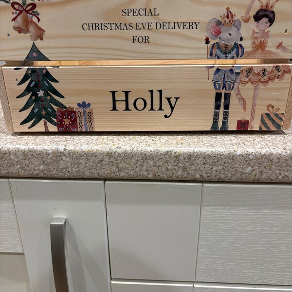 Personalised Book Crate Little Library Story Book Box Personalised Book ...