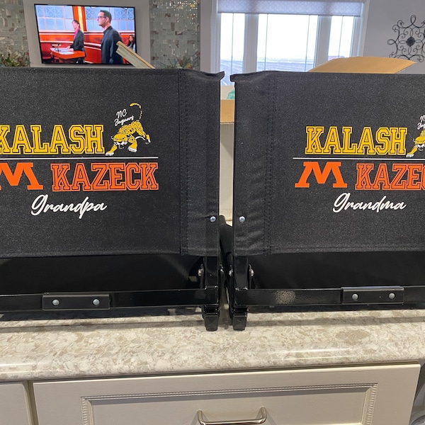 Custom Stadium Seats // School Team Mascot // Personalized // Bungee ...