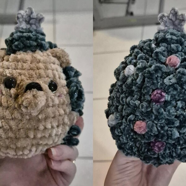 Christmas Tree Hedgehog Crochet Pattern, Christmas Hedgehog Patterns ...