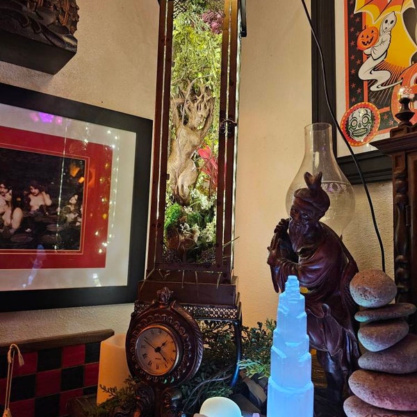 Dryad Statue, Hand Painted Resin Sculpture | Mythical Forest Creature ...