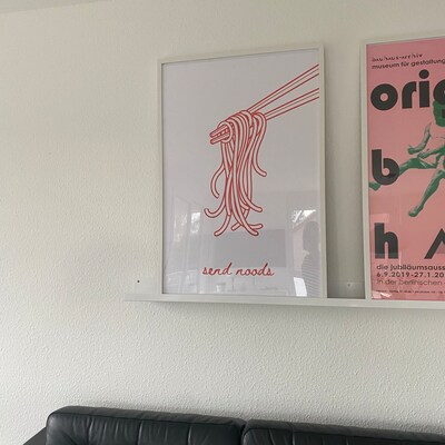 Noodles Wall Art Aesthetic Kitchen Wall Prints Digital Download ...