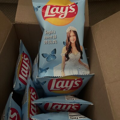 Personalized Chip Bags Custom Chip Bags and More Chip Bags With Your ...