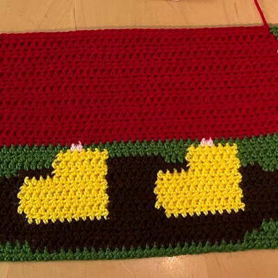 Spiderman C2C Row by Row Written Instructions Graph - Etsy