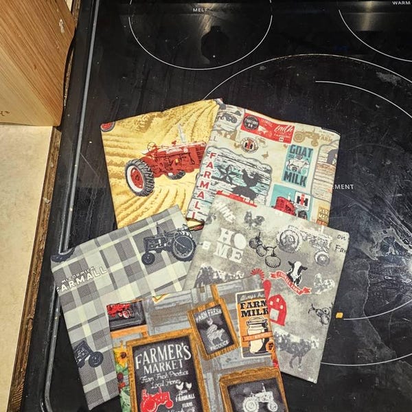 Oliver Tractor Fabric, Logo Toss, Dark Gray - Etsy