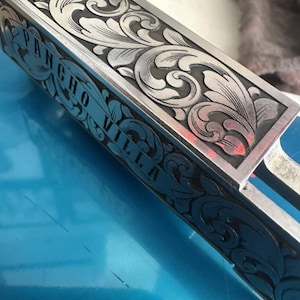 Custom AR-15 Firearms Scroll Work Laser Engraving Design | Intricate ...